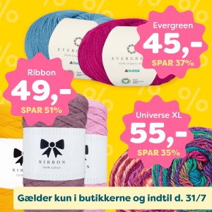 Garn, opskrifter og tilbehør fra Hobbii.dk - Leveret med kærlighed